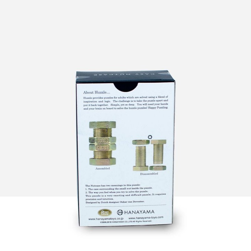 Desafie sua mente com o Hanayama Cast Nutcase! 🧩💡