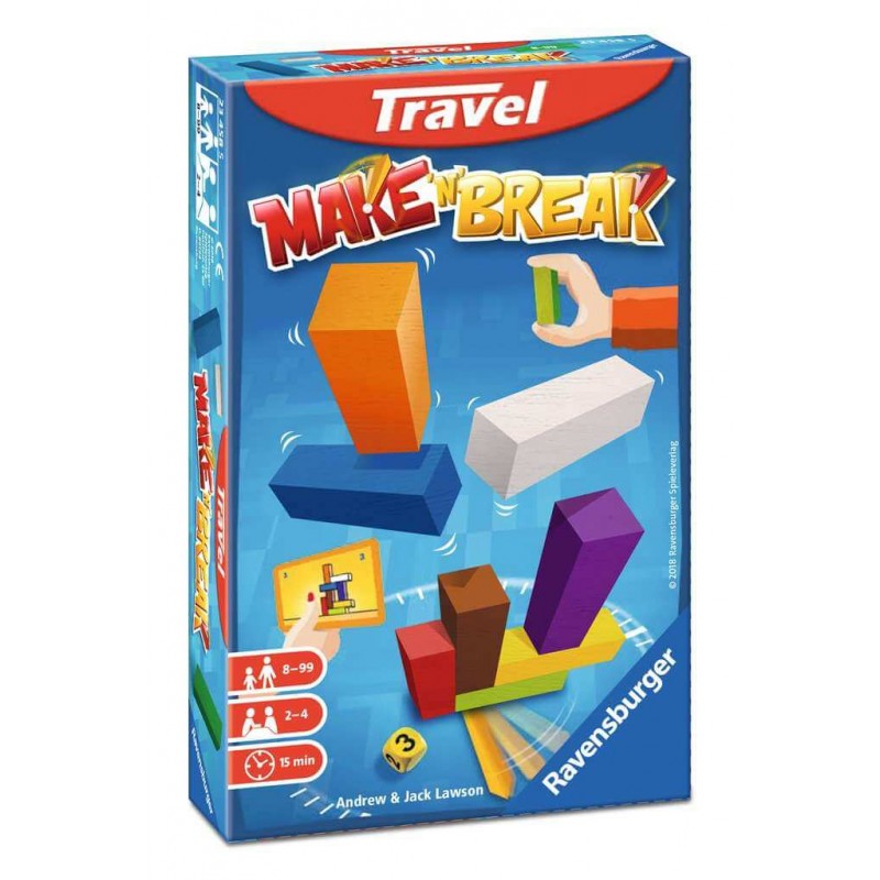 Make'n'break travel game - Jogos de Tabuleiro - kubekings.pt