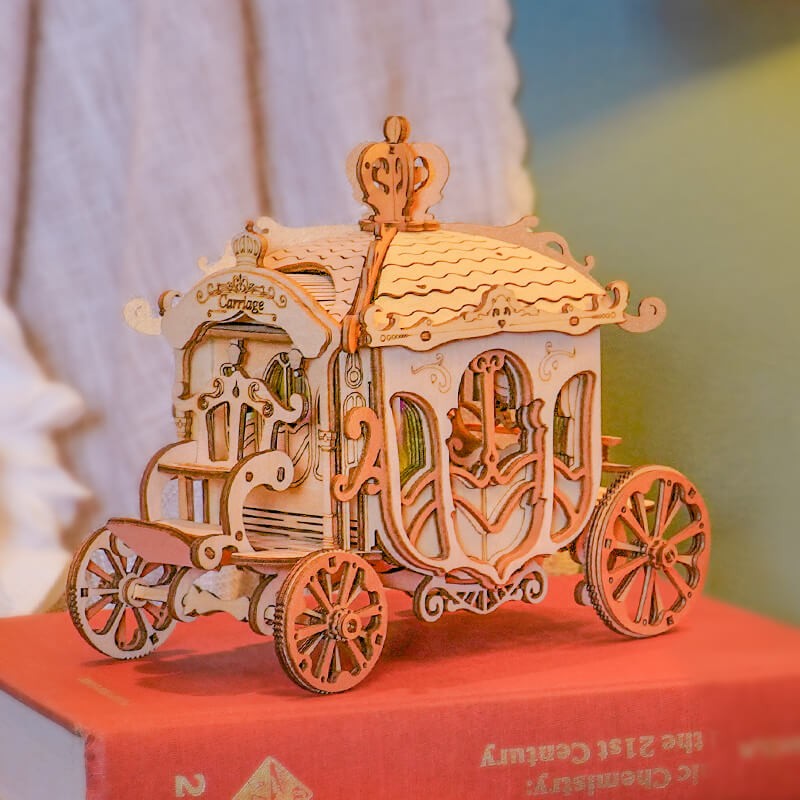 Robotime DIY Carriage - kubekings.pt