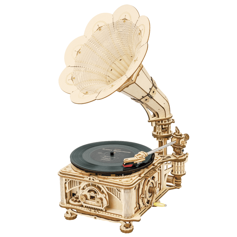 DIY Classic Gramophone Robotime - kubekings.pt