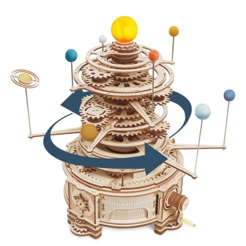 Robotime Mechanical Orrery DIY - Casas Miniatura - kubekings.com
