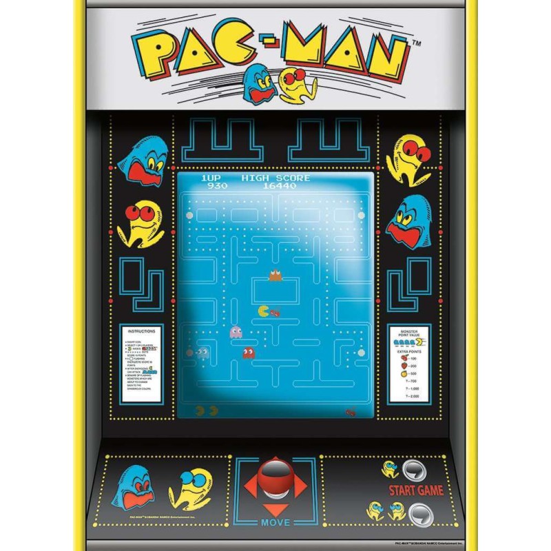 Experimente a nostalgia dos salões de jogos com o puzzle Pac-Man de 500 ...