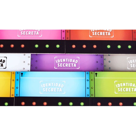 Jogo de tabuleiro Secret Identity: adivinhe e revele personagens ...