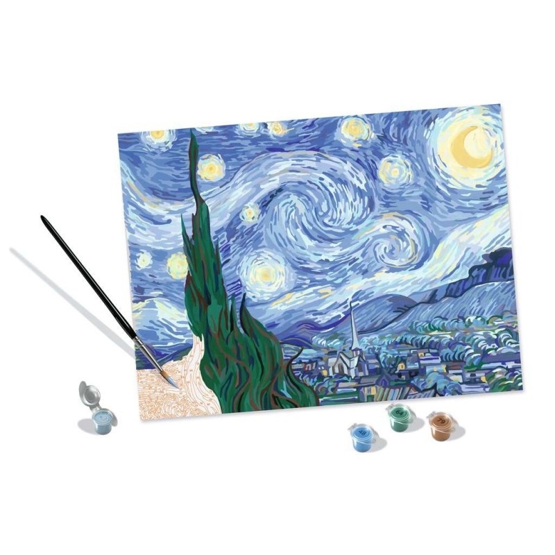 Kit Van Gogh - Pintar a noite estrelada - Kubekings