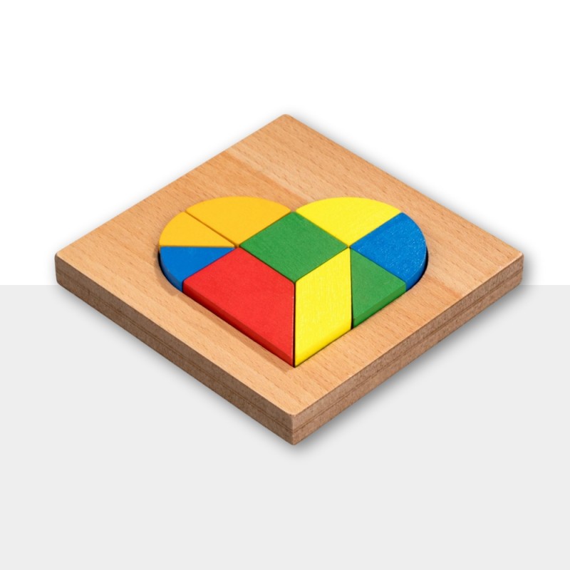 💖 Speed Tangram Heart da Philos: Jogo criativo - Kubekings