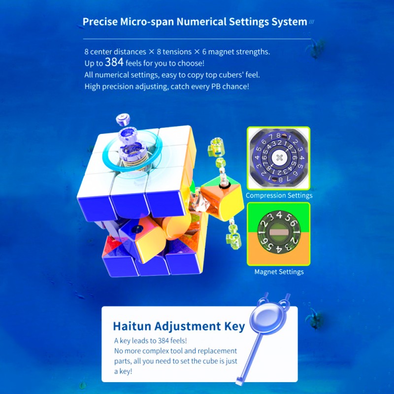 HaiTun WaveRider V1 3x3(Standar) - Transforme o seu Speedcubing 🐬