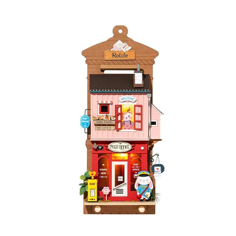 💌Robotime Love Post Office - Criar e Decorar.