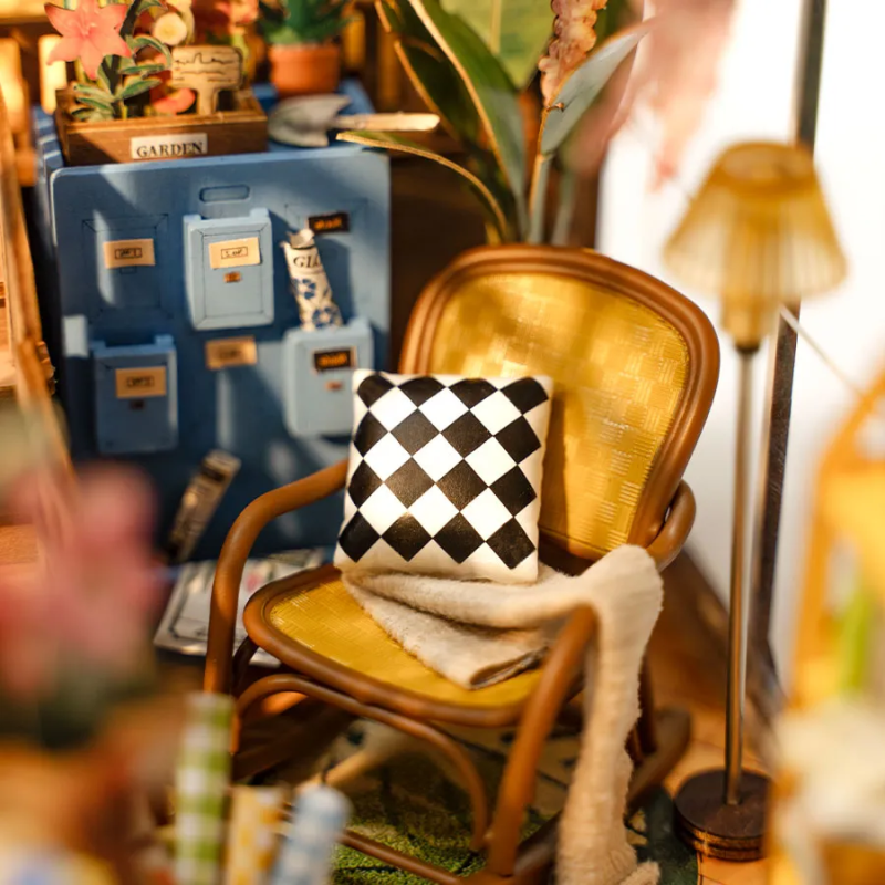 🌿 Casa de Jardim Robotime - Kit de Recanto para Livros