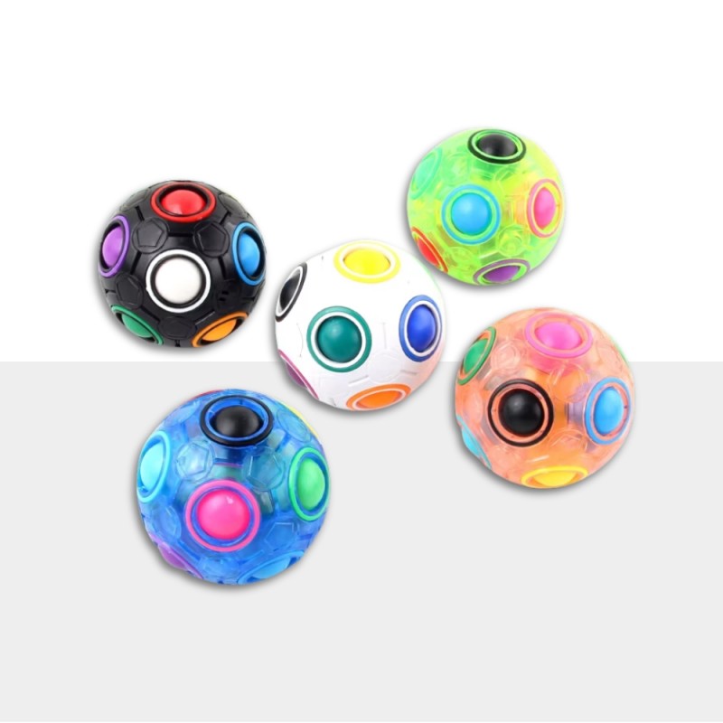 Qiyi Rainbow Ball - Puzzle esférico para desafiar a sua inteligência