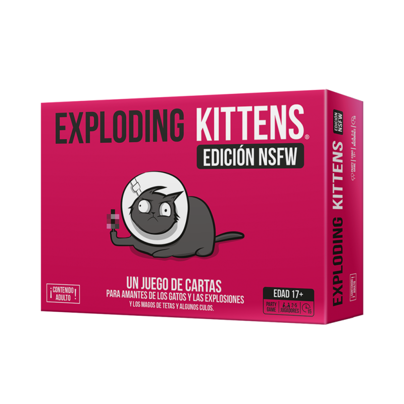 Exploding Kittens NSFW - Jogo de cartas para adultos com humor irreverente