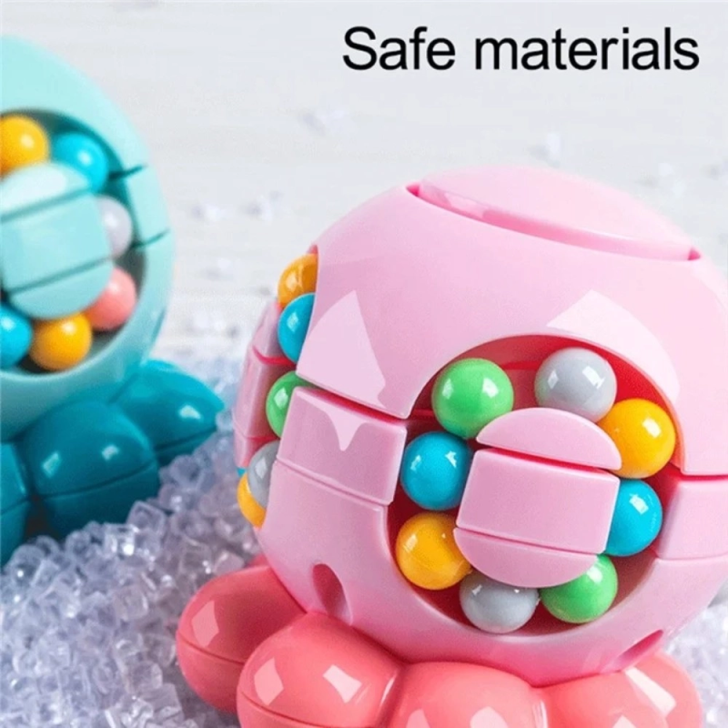 Magic Beans Mini Octopus Slide - Girador e Puzzle Adorável 🐙