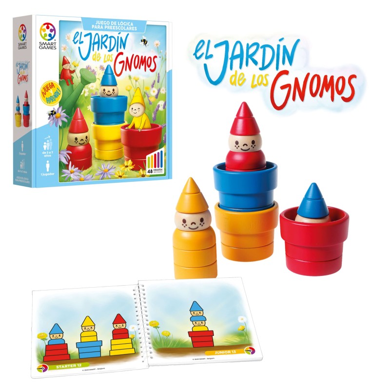 O Jardim dos Gnomos - 48 desafios de lógica para os mais pequenos!