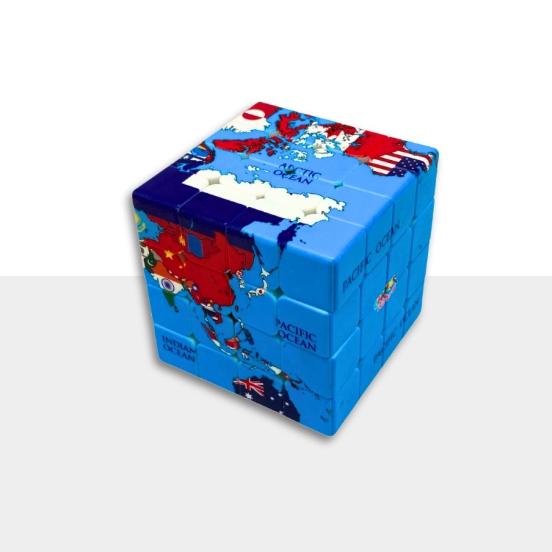 Mapa do Mundo Político Cube 4x4: Um desafio geográfico único 🌎