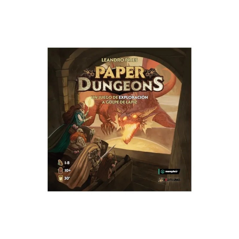 Conquista masmorras e ganha glória em Paper Dungeons!