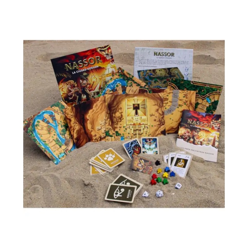 Descobrir Nassor! Aventura e tesouros no deserto.
