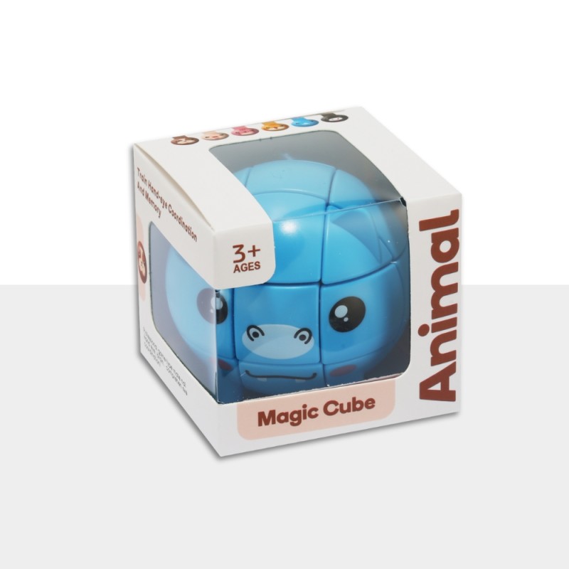 Q-Moe Animal Cube Hippo 🦛 - Um bonito e intrigante 3x3