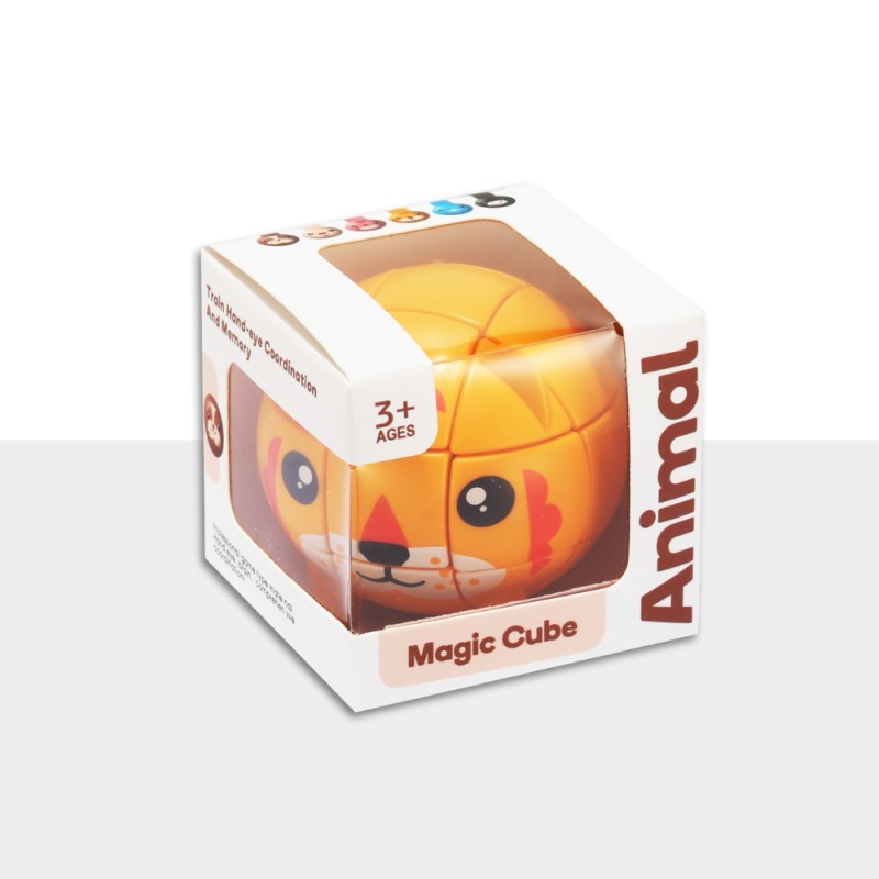Q-Moe Animal Cube Lion 🦁 - O 3x3 mais selvagem e mais bonito
