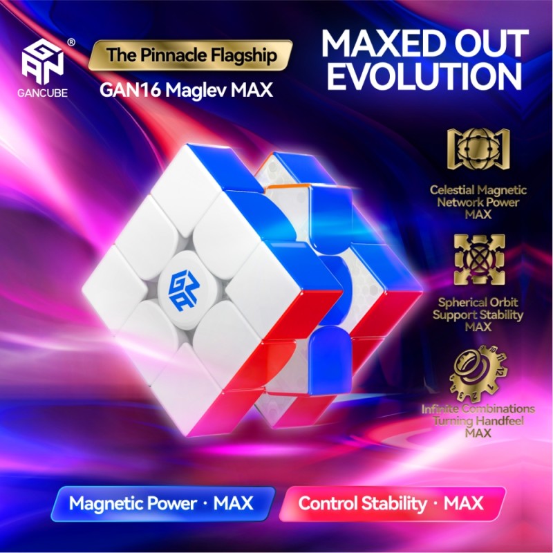 GAN16 MagLev MAX 3x3 UV - cubo avançado