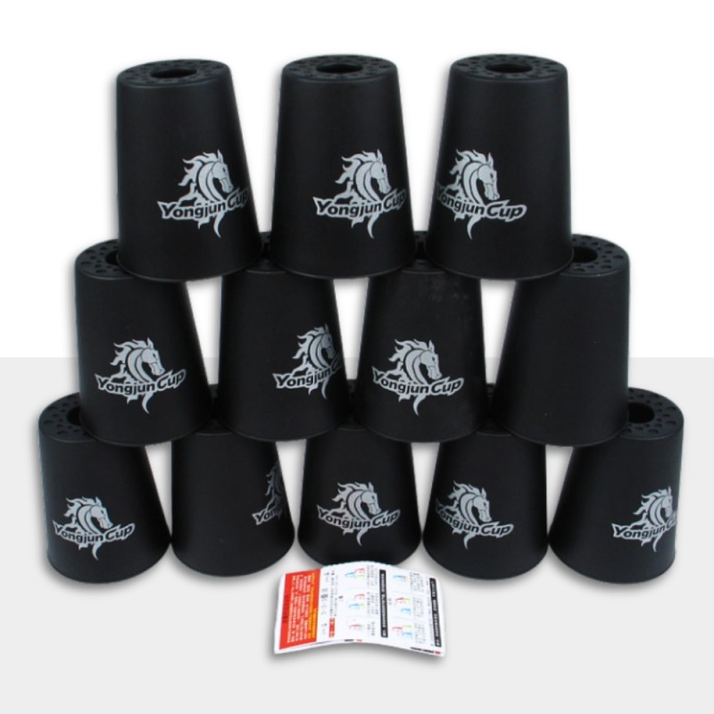 Vasos YJ Stacking Flying – Conjunto de 12 copos para sport stacking